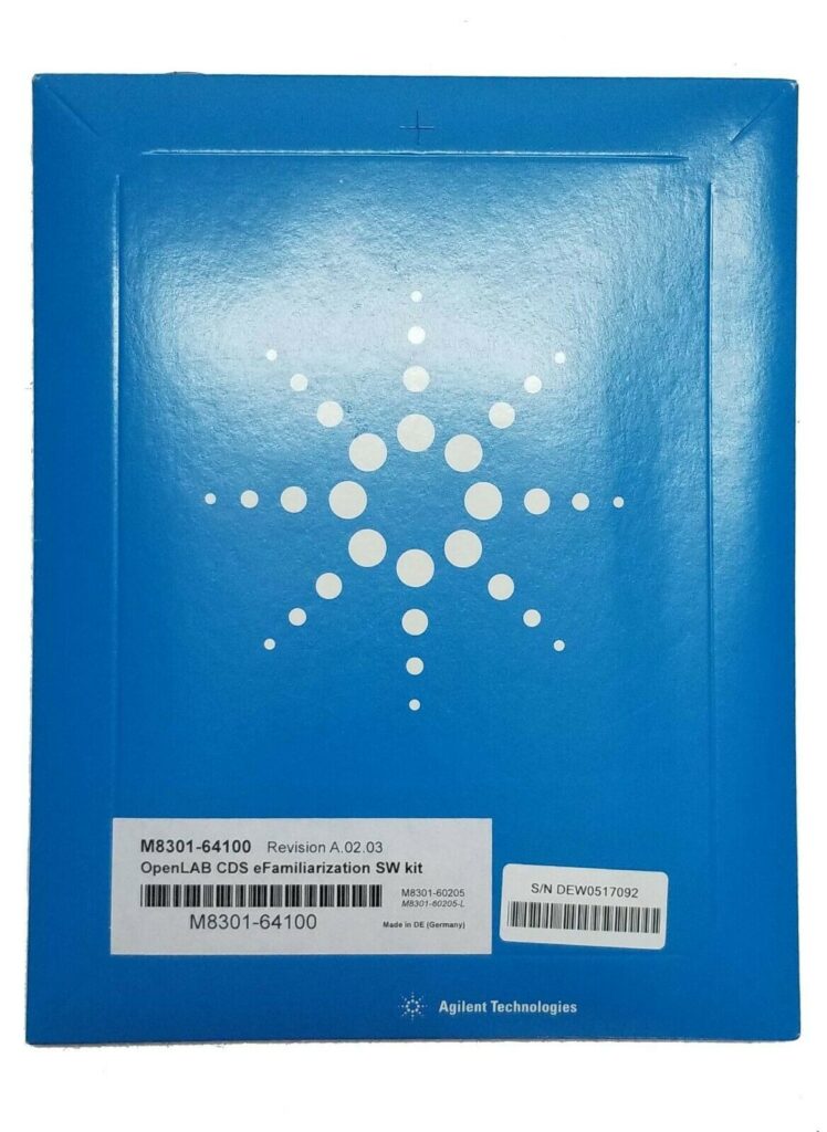 Agilent M8301-64100 EFAMILIARIZATION FOR OPENLAB CDS SW KIT – SOFTWARE ...