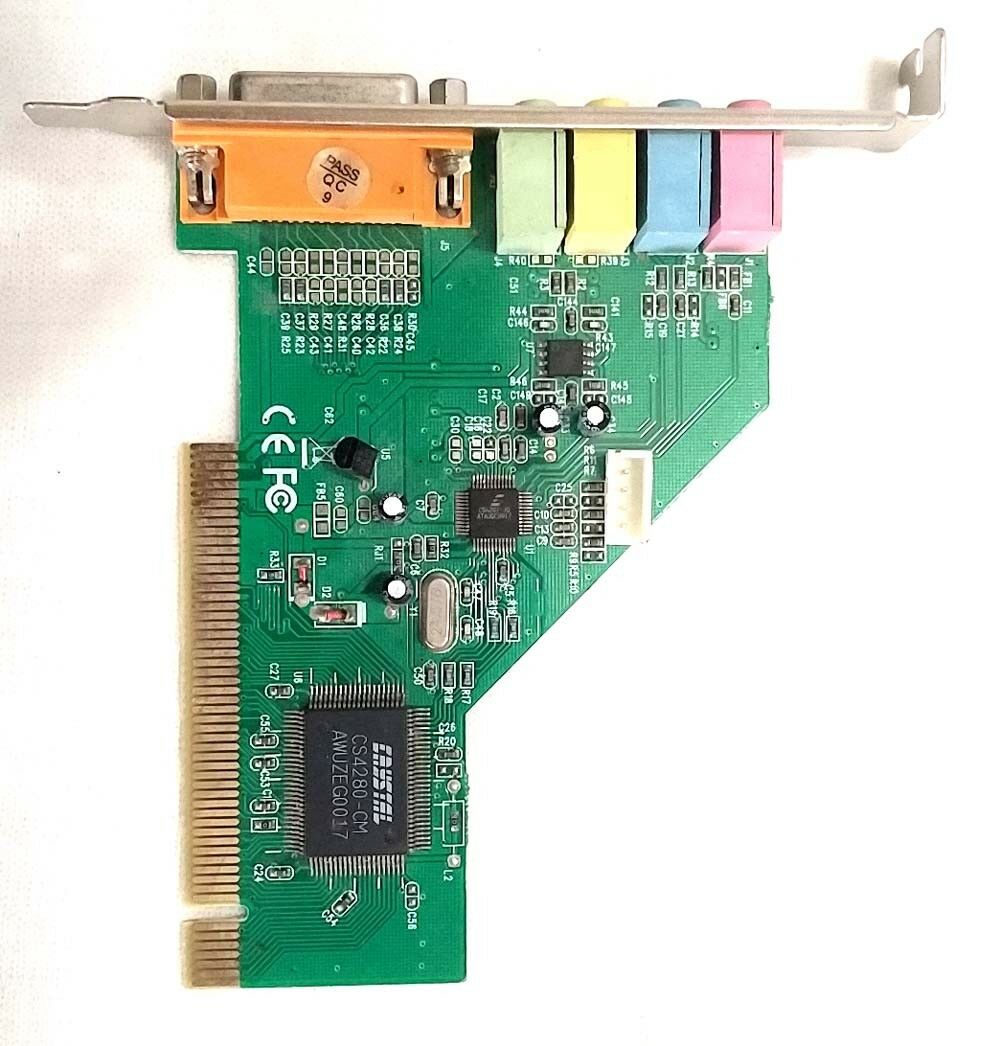 Light Wave 4 Channel 3D Sound Card LW-SC4C S/N: 9610502055 – Electro ...