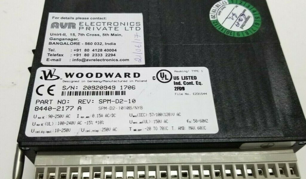 WOODWARD SPM-D2-10 SYNCHRONIZING UNIT 8440-2177 A – Electro Extreme