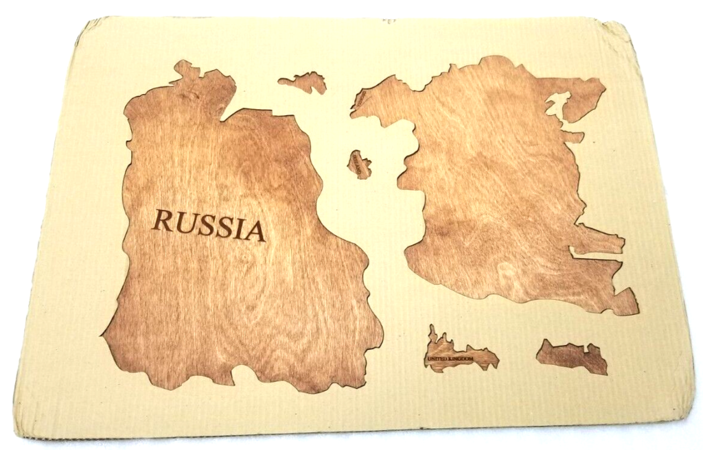 Woodpec Studio XL 3D Wooden World Map – Electro Extreme