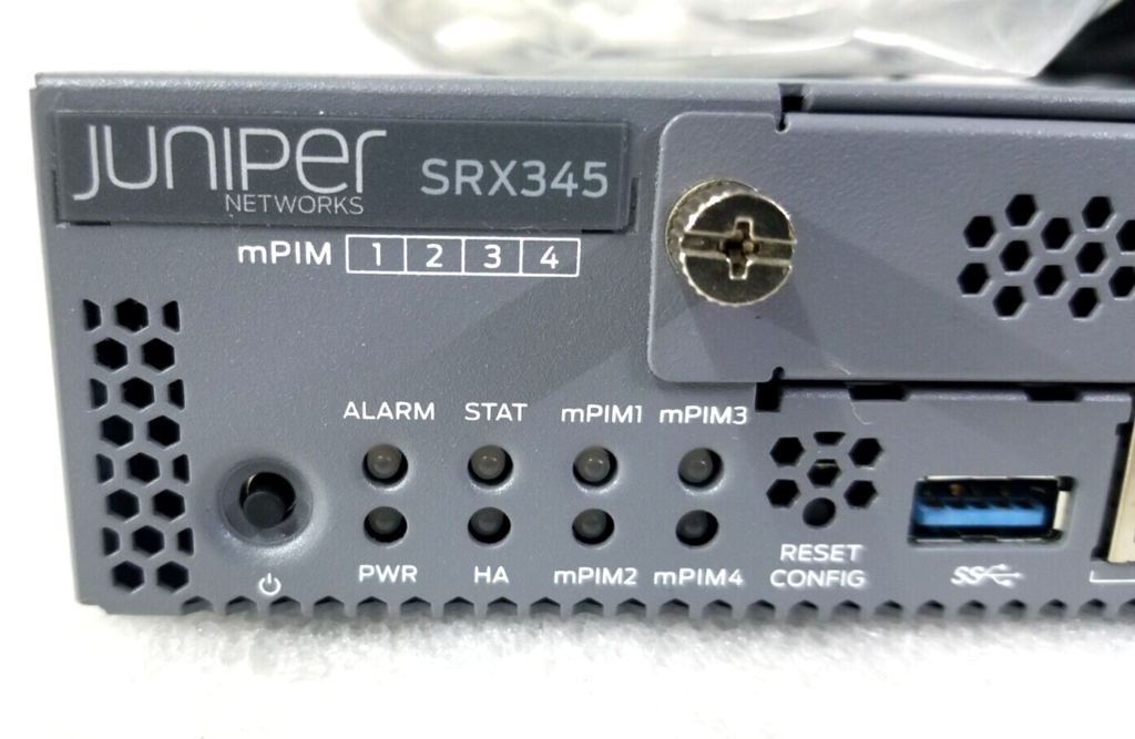 JUNIPER NETWORKS SRX345 SERVICES GATEWAY SECURITY APPLIANCE 16 PORTS ...