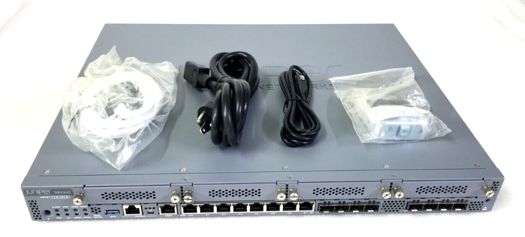 JUNIPER NETWORKS SRX345 SERVICES GATEWAY SECURITY APPLIANCE 16 PORTS ...