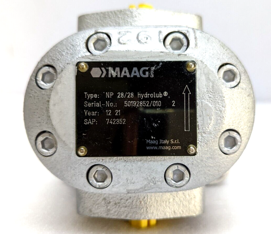 Maag Moog Hydrolub 28/28 Size Chemical And Industrial Gear Pump – Electro Extreme