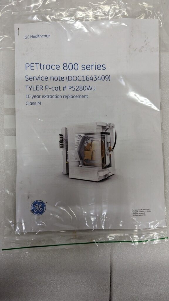 Extraction Pivot Li & RJ45 CAT6 Cable For PETTrace 800 cyclotron series ...