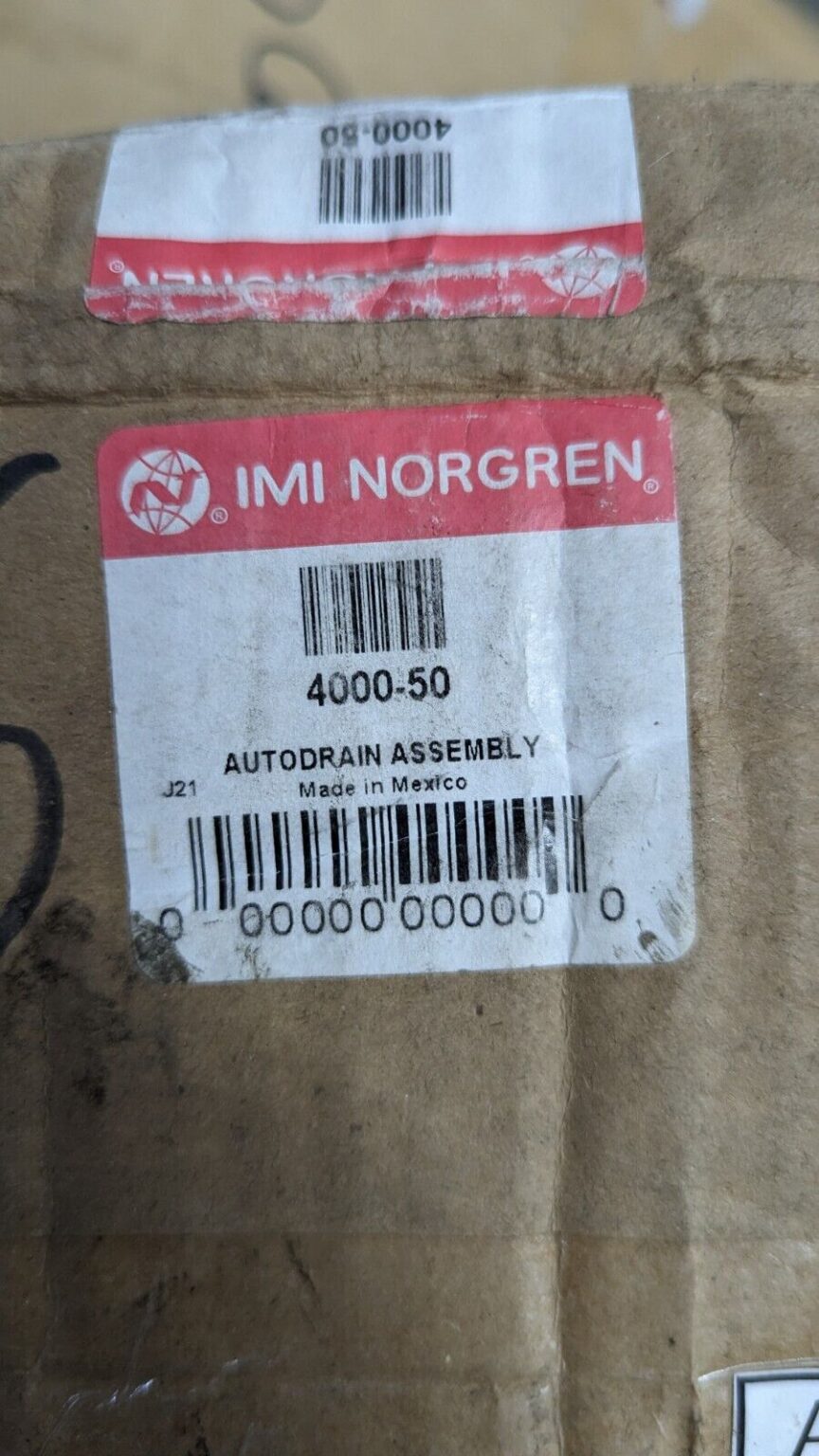 10 X Norgren 4000-50 Auto Drain Repair Kit, Silicone Free, Plastic ...