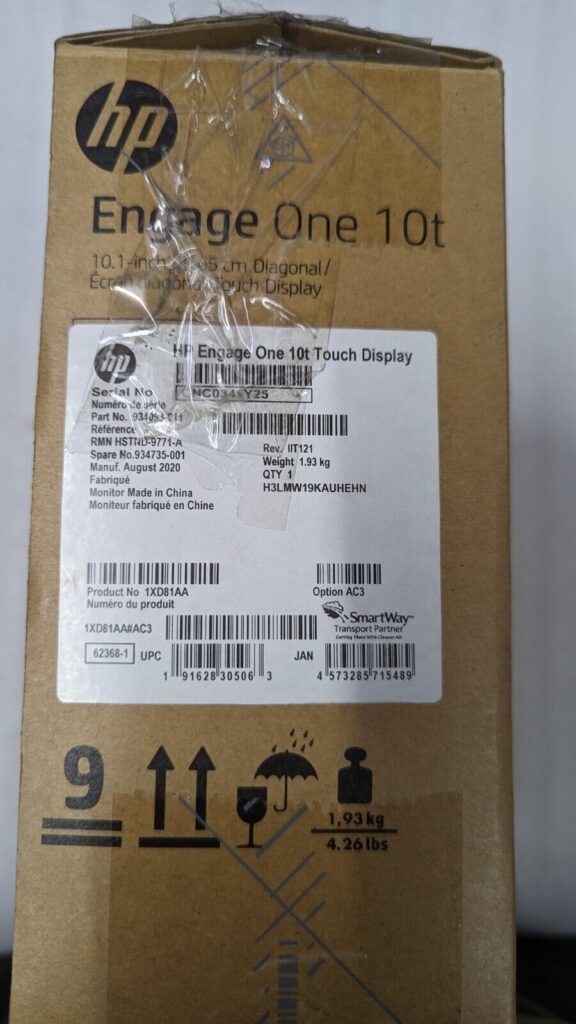 HP Engage One All-in-One System Model 145 POS System 4QR61UC#ABA W/ 10T ...