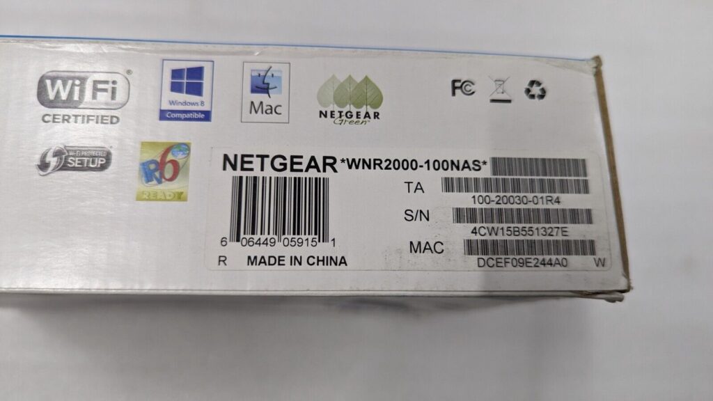 Netgear N300 WiFi Wireless Router WNR2000-100NAS – Electro Extreme