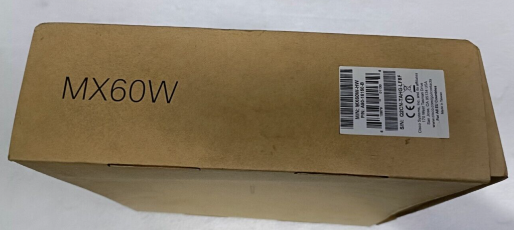 Cisco Meraki MX60W Security Appliance + Integrated Wireless A90-16150-B ...