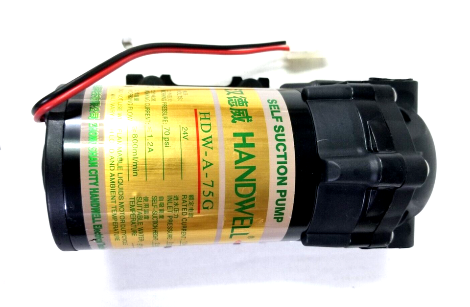 Handwell HDW-A-75G Self Suction Pump Volts 24V 70 psi 1.2A - Electroextreme