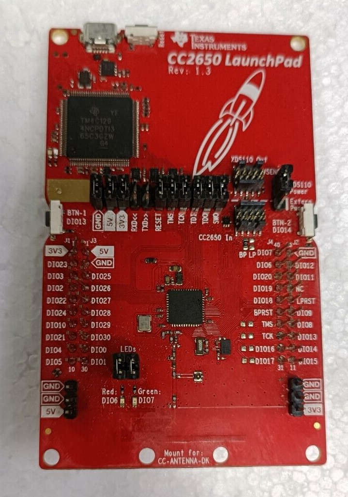 Texas Instrument LAUNCHXL-CC2650 Board ZigBee Bluetooth Wireless MCU - Electroextreme
