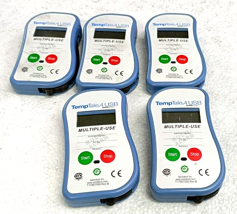 Sensitech TempTale 4 Multi-Alarm Multi-Use USB Monitor TempTale4USB (5 ...