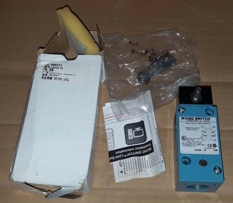 HONEYWELL LSA2B Limit Switch DPST-NO, DPST-NC,10A, 600V, 0.45N, HDLS ...