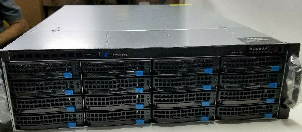 Barracuda Backup Server 895 BBS895A W/ HDD Storage 9 x 6TB SATA 6.0 ...