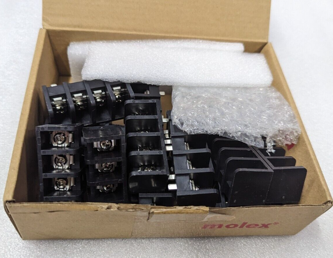 Molex 4 Circuit 0.500" (12.70mm) Barrier Block Connector 0389690004 (15 ...