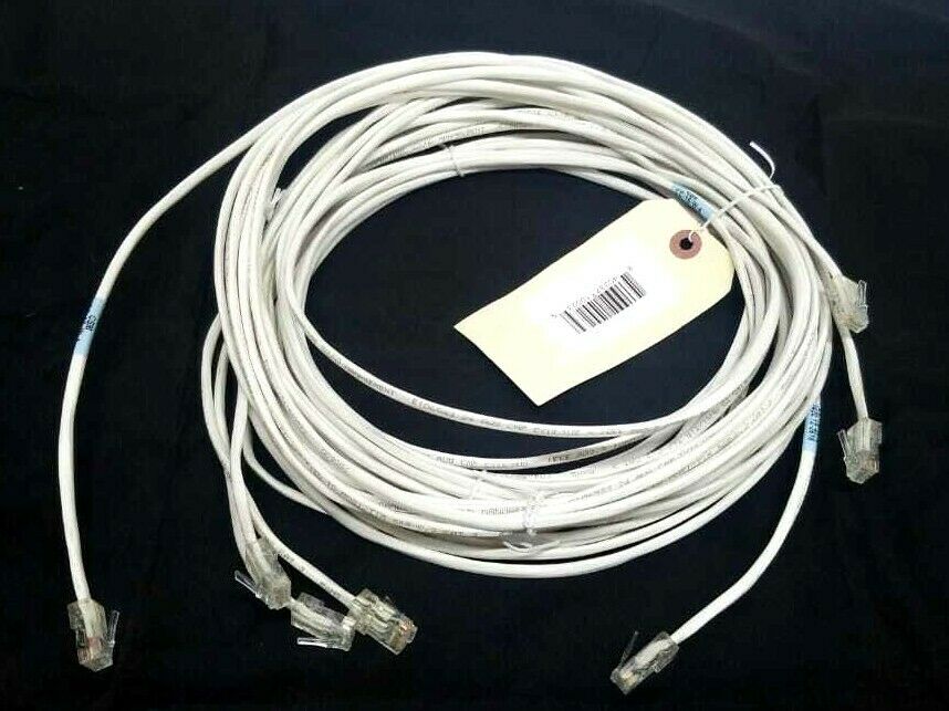 4 x Cambridge E106583 16ft. RJ-45, Cat 3 Cable for Masking Speakers ...